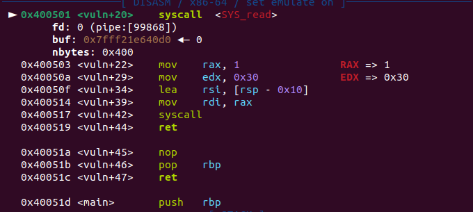 ret2csu-for-BUUCTF-ciscn_2019_s_3 - 0x4A